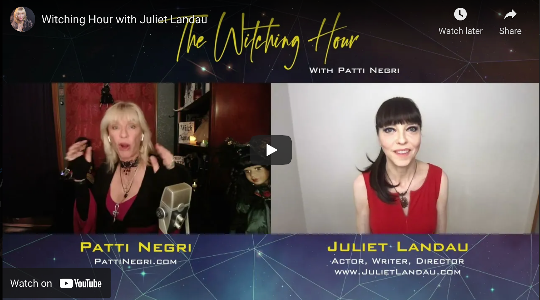 Witching Hour with Juliet Landau – Patti Negri