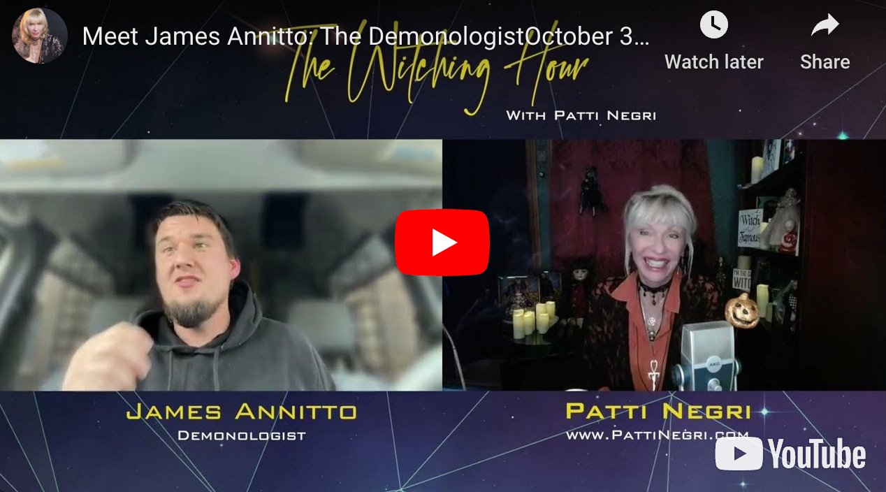 Meet James Annitto: The Demonologist October 31, 2022 – Patti Negri