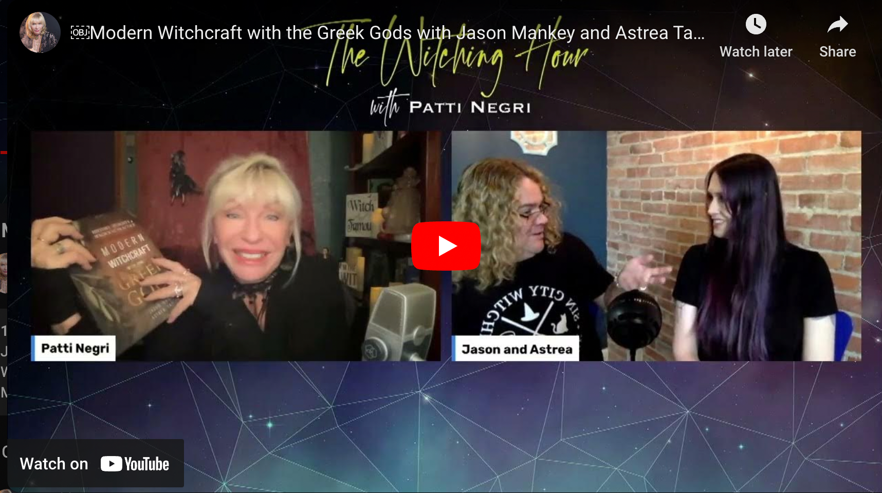 Modern Witchcraft with the Greek Gods with Jason Mankey and Astrea Tay ...