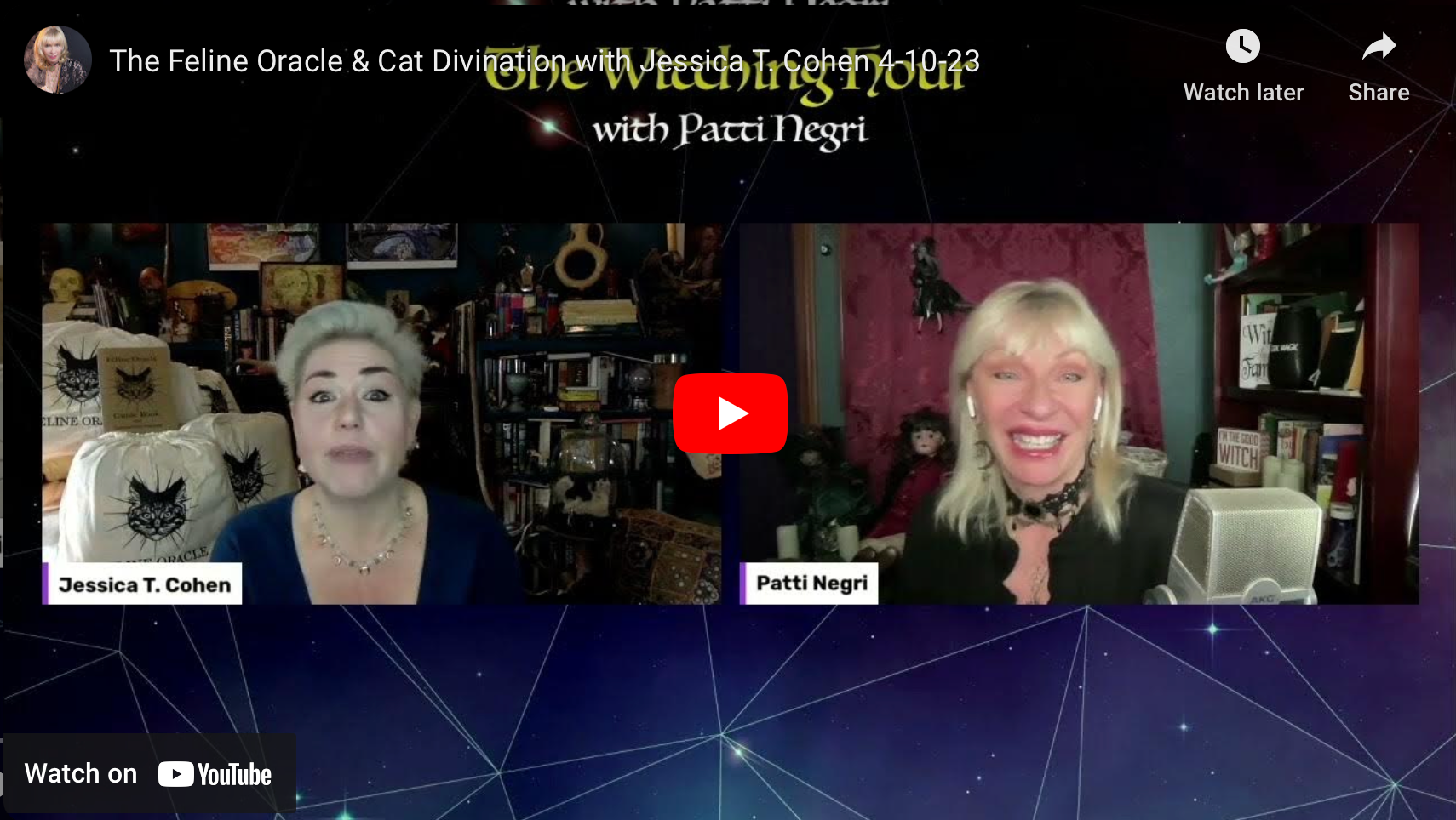 The Feline Oracle & Cat Divination with Jessica T. Cohen 4-10-23 ...